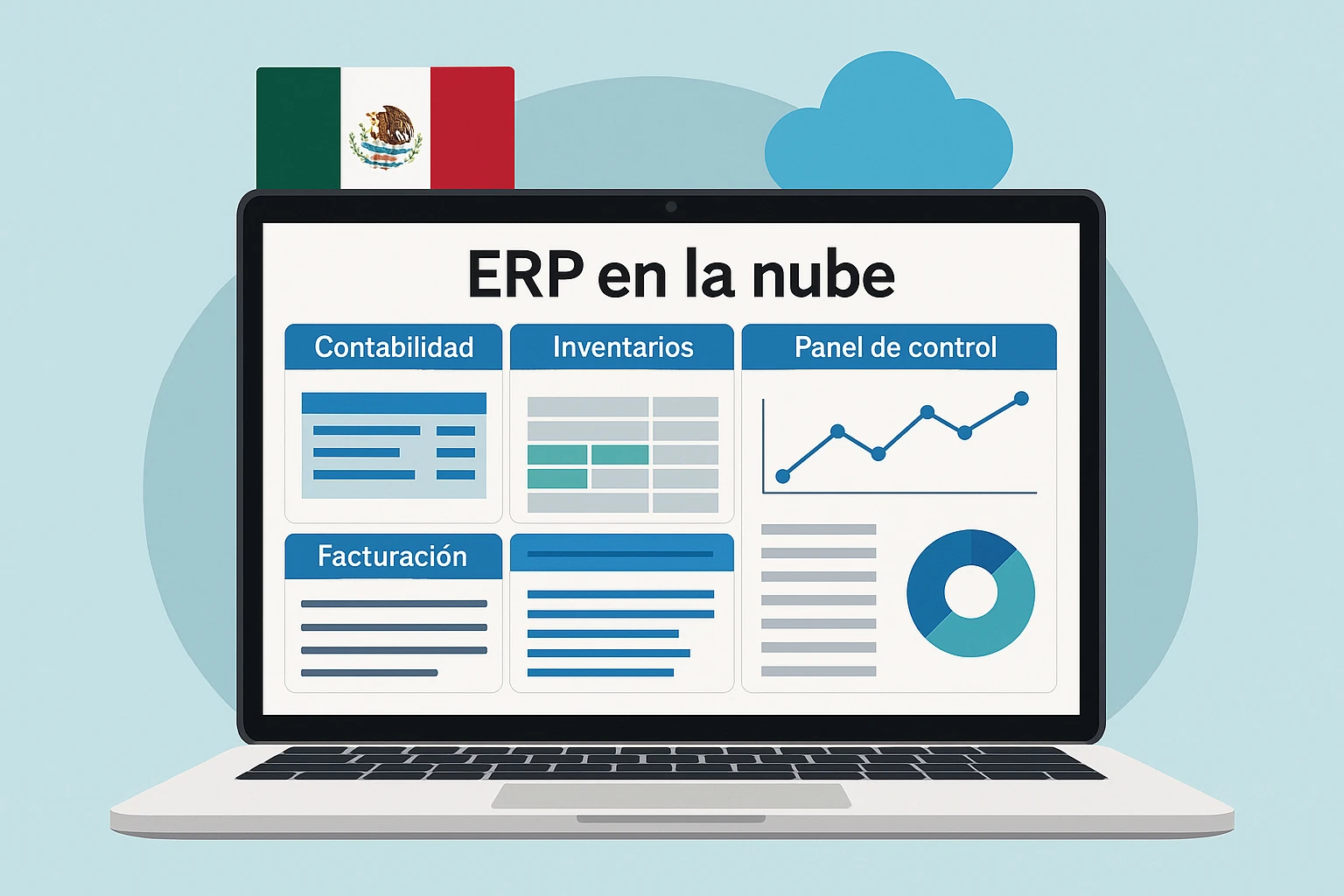 ERP en la nube para contabilidad, inventarios y facturación México.